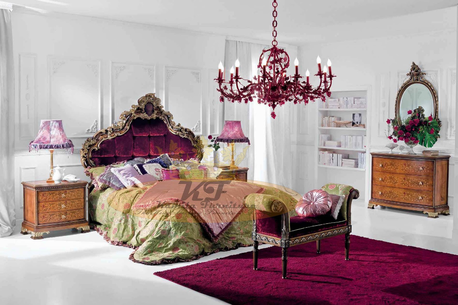 Kamila Furniture: LUXURY CLASSIC ITALIAN FURNITURE BEDROOM