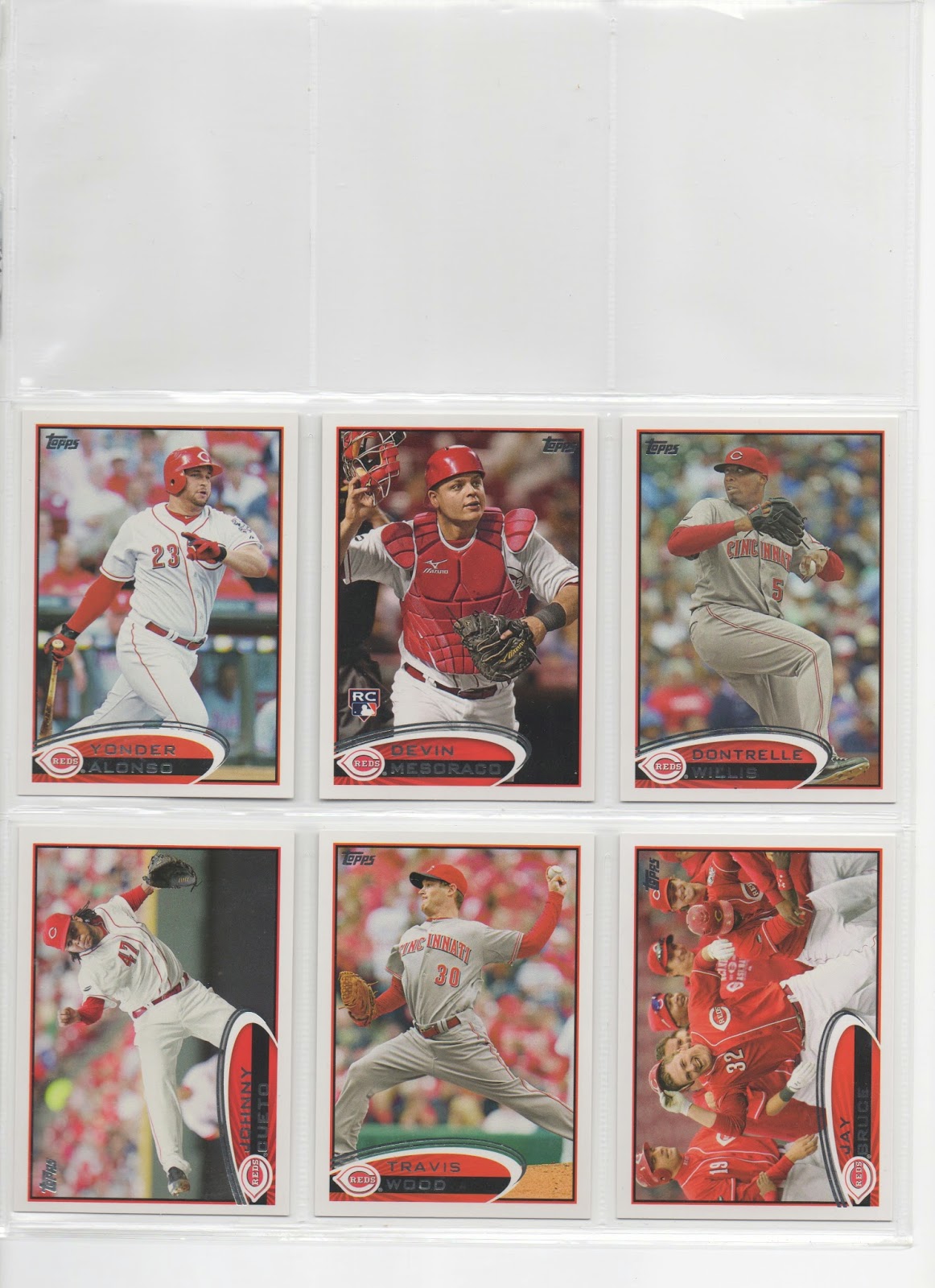 Cincinnati Reds Baseball Card Collector: 2012 Topps Cincinnati Reds ...
