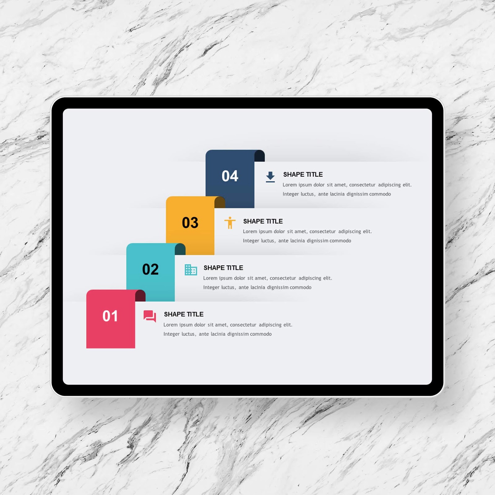 Strap Step Up PowerPoint Templates - PowerPoint Free