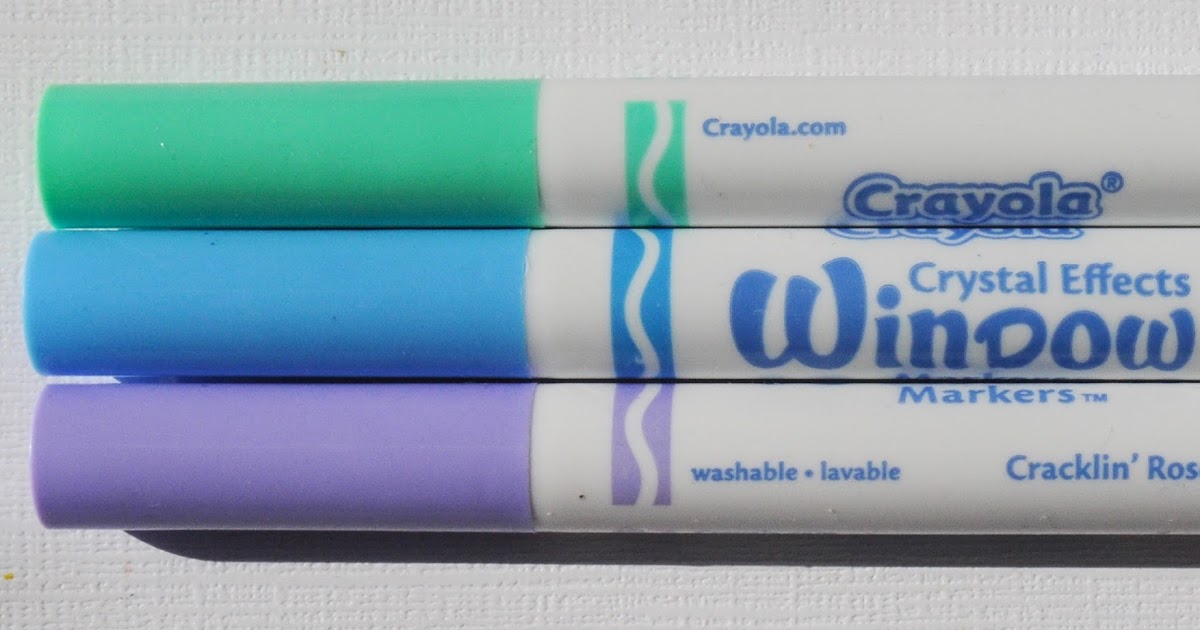8 Count Crayola Crystal Effects Window Markers: What's Inside the Box ...