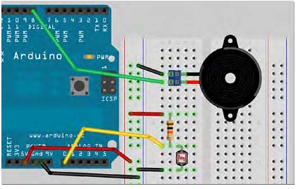 Menggunakan Sensor Cahaya (LDR) Arduino