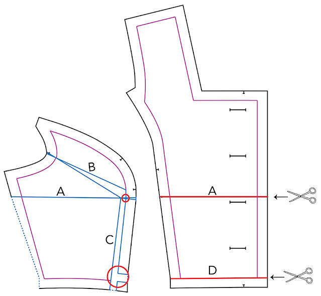 How to do a Bust Adjustment on a Princess Seam - A Dulcie Pinafore ...