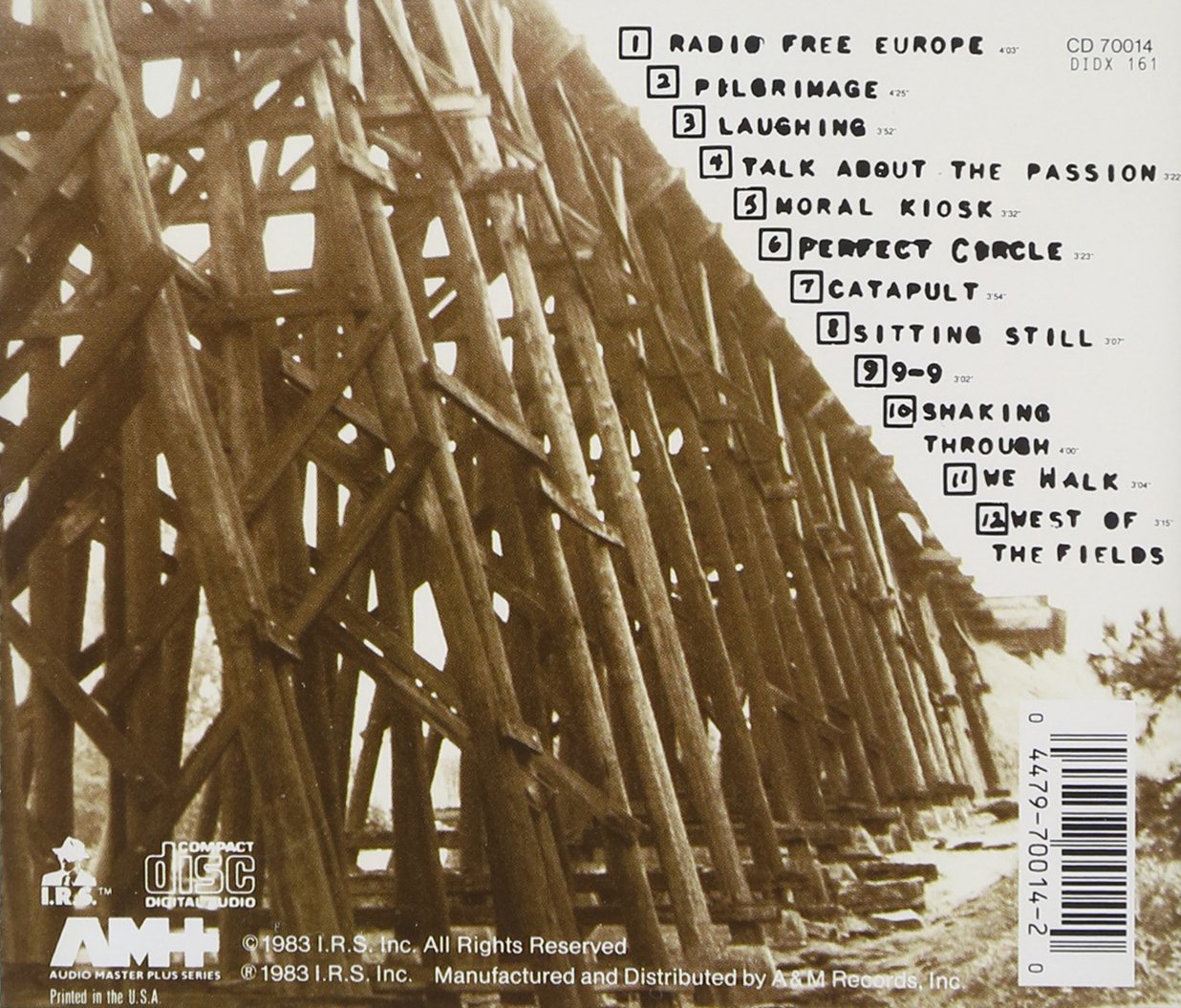 Classic Rock Covers Database: R.E.M. - Murmur (1983)