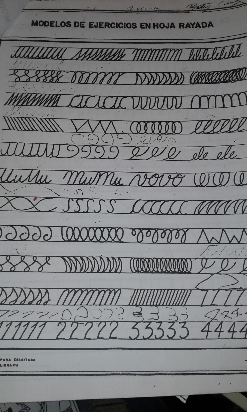 Fichas de Primaria: Planas caligrafía