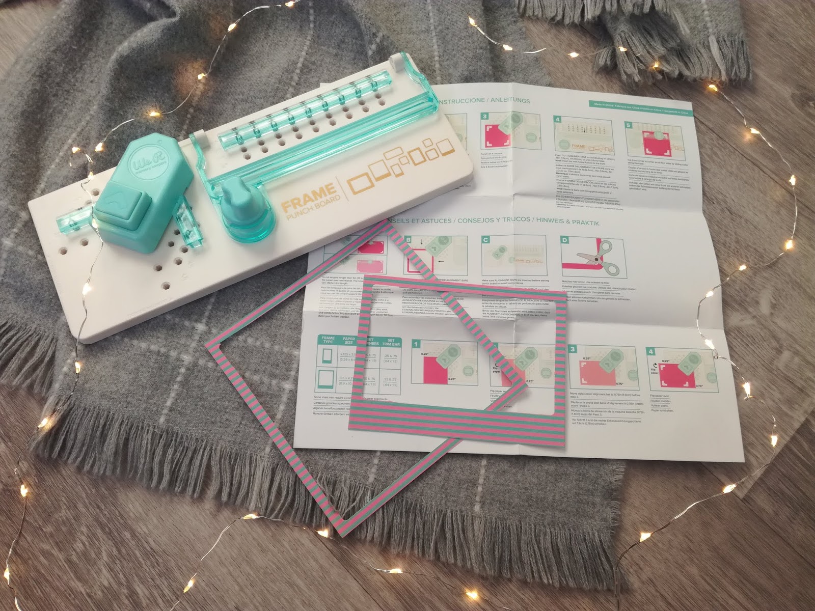 Frame Punch Board We R Memory Keepers - Madmoizelle Cupcake