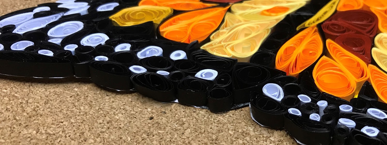 SV Handmades: Quilled Monarch Butterfly
