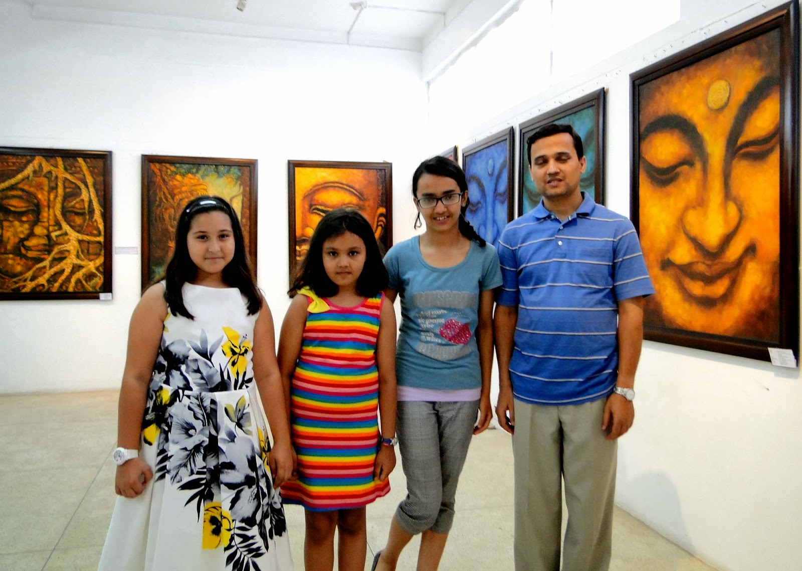 SANDHYA REGMI'S 7th SOLO PAINTING EXHIBITION ENTITLED "FACES OF BUDDHA"