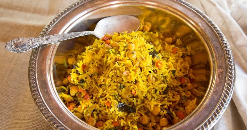 middle eastern roasted vegetable rice recipe | LEBANESE RECIPES