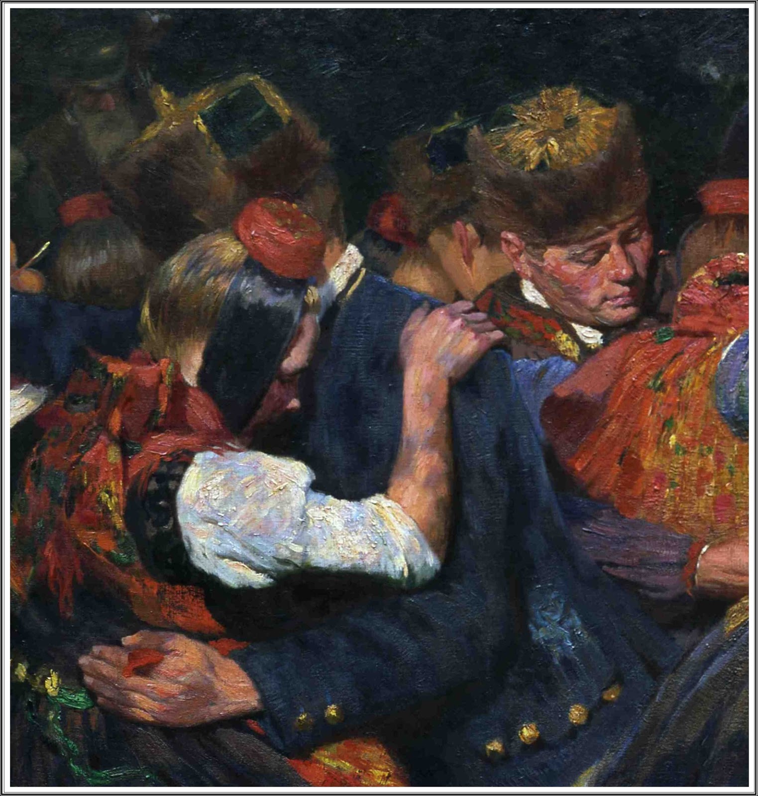 Le Dernier Carré "Weltanschauung": Carl Bantzer (1857-1941), Danse de ...