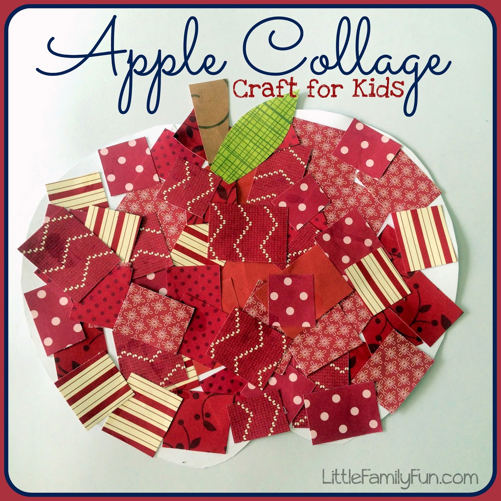 Little Family Fun: Apple Collage