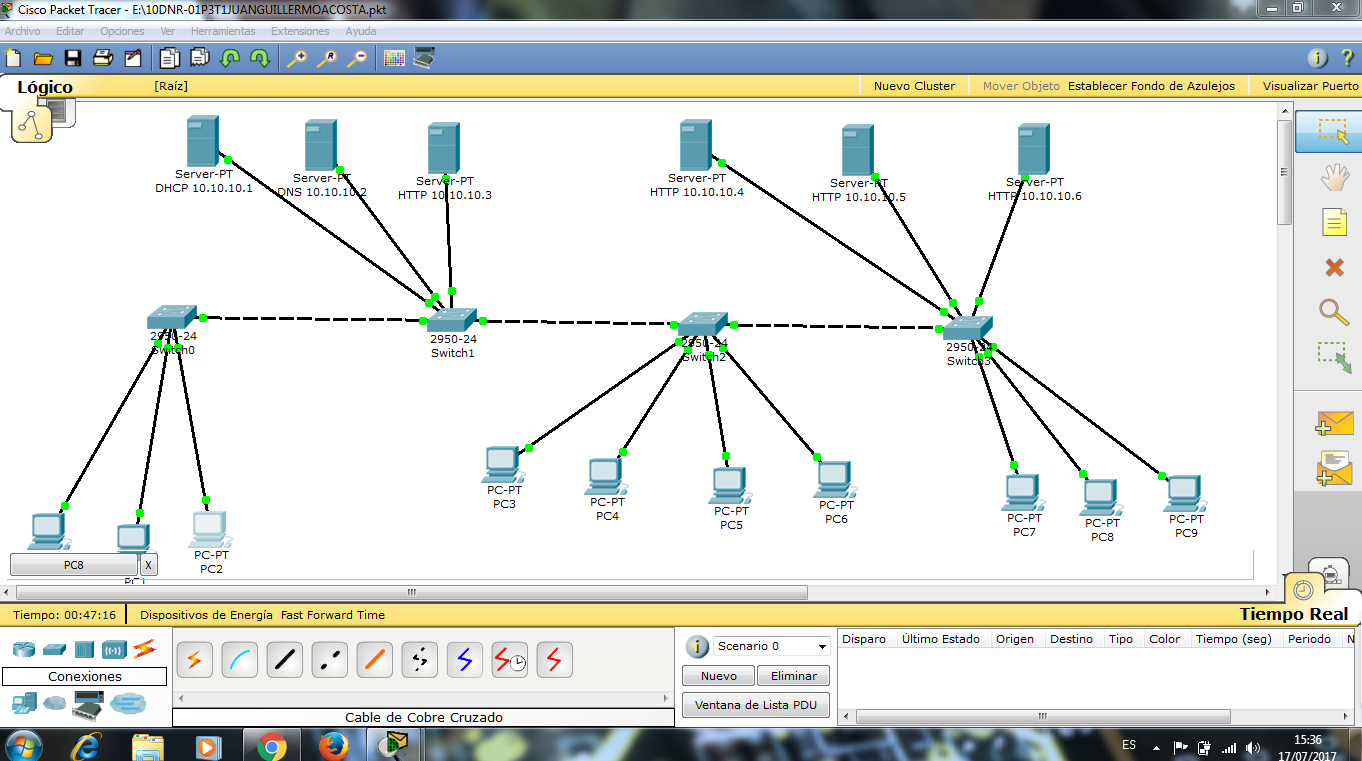 REDES EN CISCO PACKET TRACER | SISTEMAS-ACOSTA