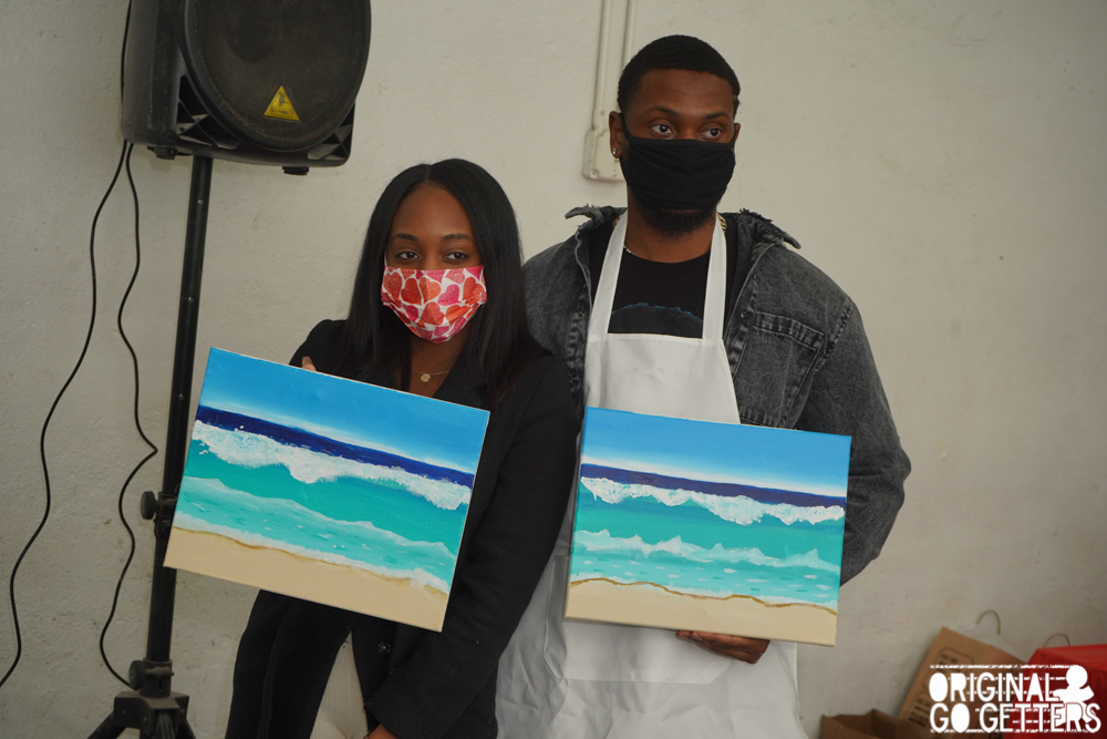 OriginalGoGetters: Paint sip and vibe 2-14-2021
