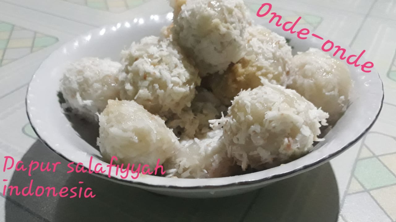 Resep ONDE ONDE (KUE KHAS BUGIS) Resep ONDE ONDE (KUE KHAS BUGIS)