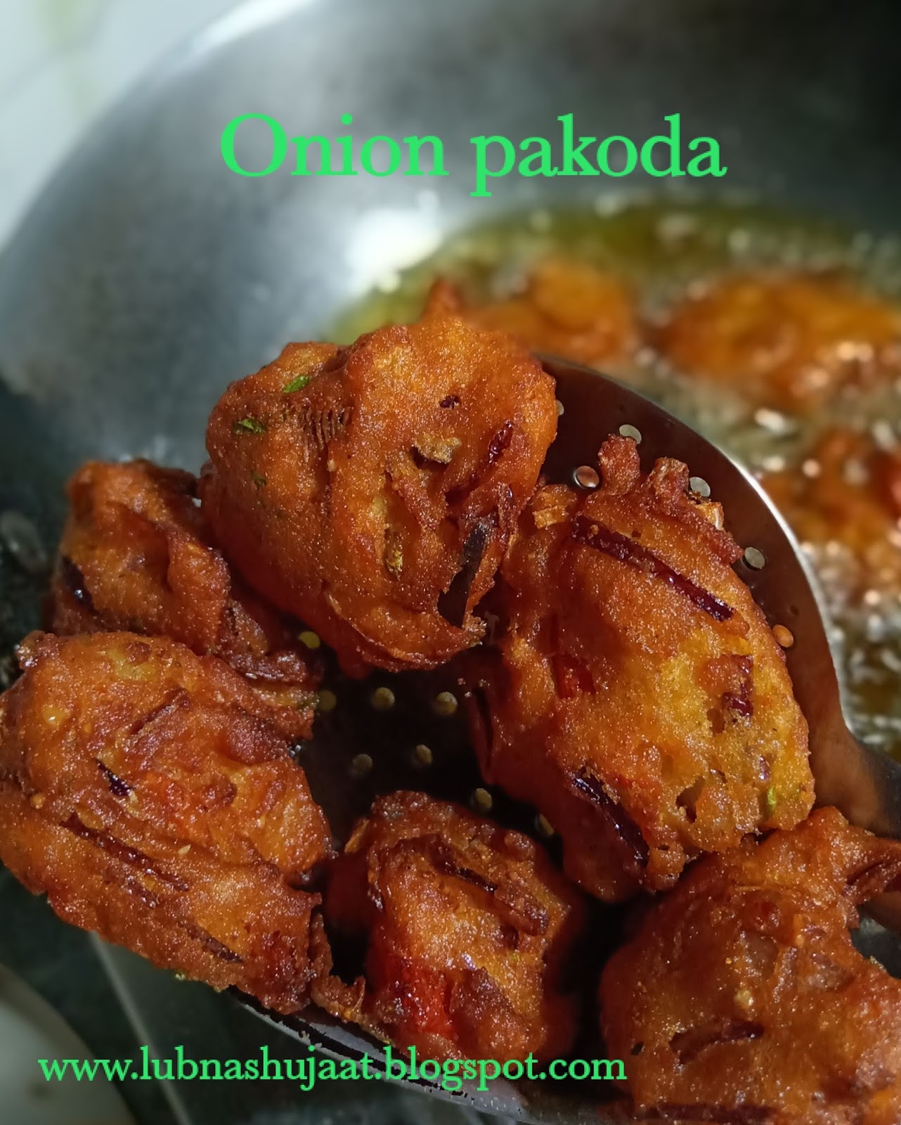 Onion pakoda| onion fritters