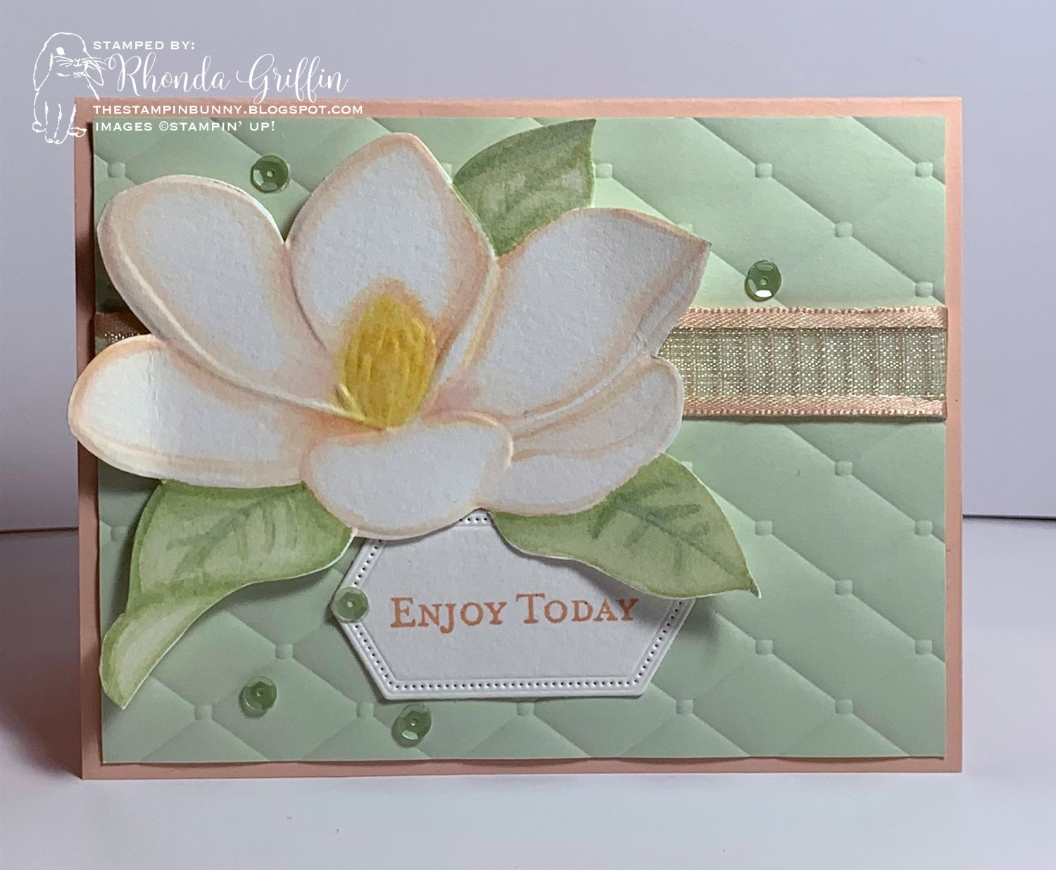 The Stampin' Bunny: Magnolia 3D Embossing Folder