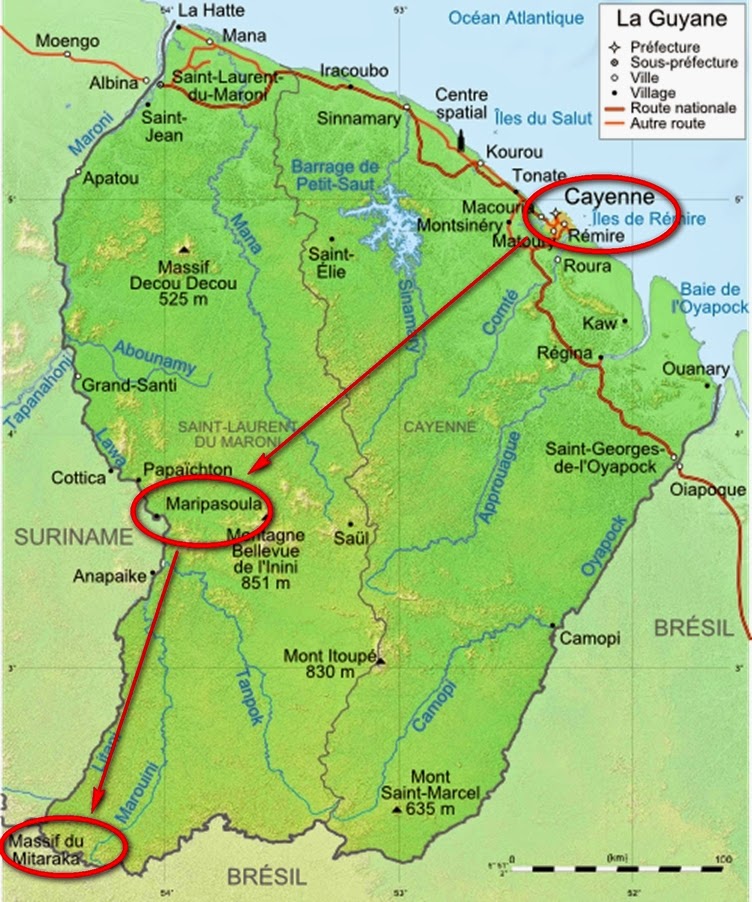 Expédition Mitaraka /Guyane: Les monts Tumuc-Humac
