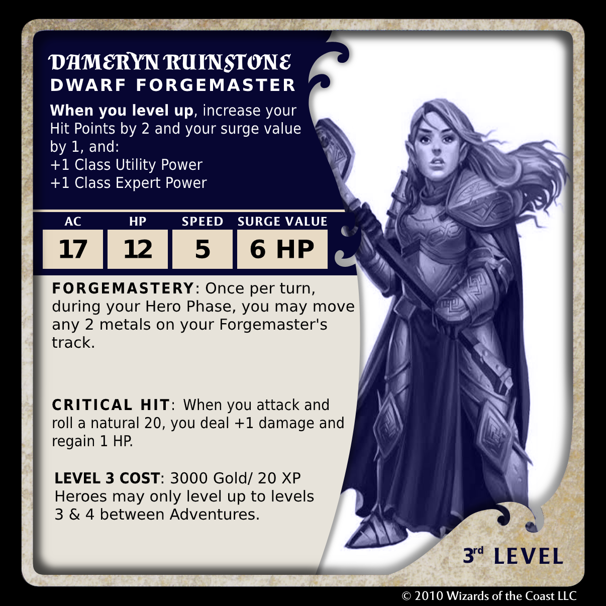 Dungeons and Dragons Custom Builds: The Dwarf Forgemaster Class