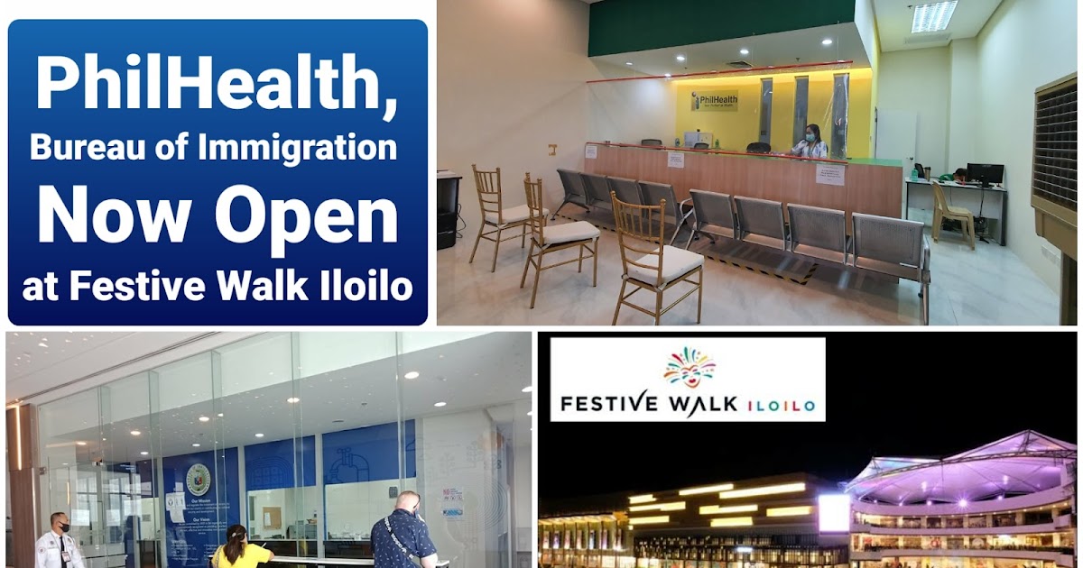 PhilHealth, Bureau of Immigration re-opens at Festive Walk Iloilo