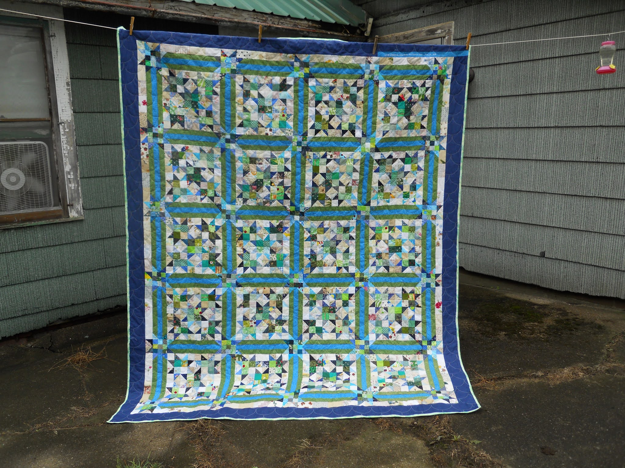 Kathy's Quilting Blog: Scrap Crystals Is Complete! OMG!