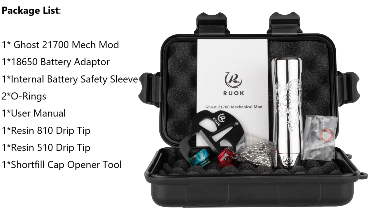 Just Look REEWAPE RUOK Ghost 21700 Mod !!! - Cloumix Electrconic ...