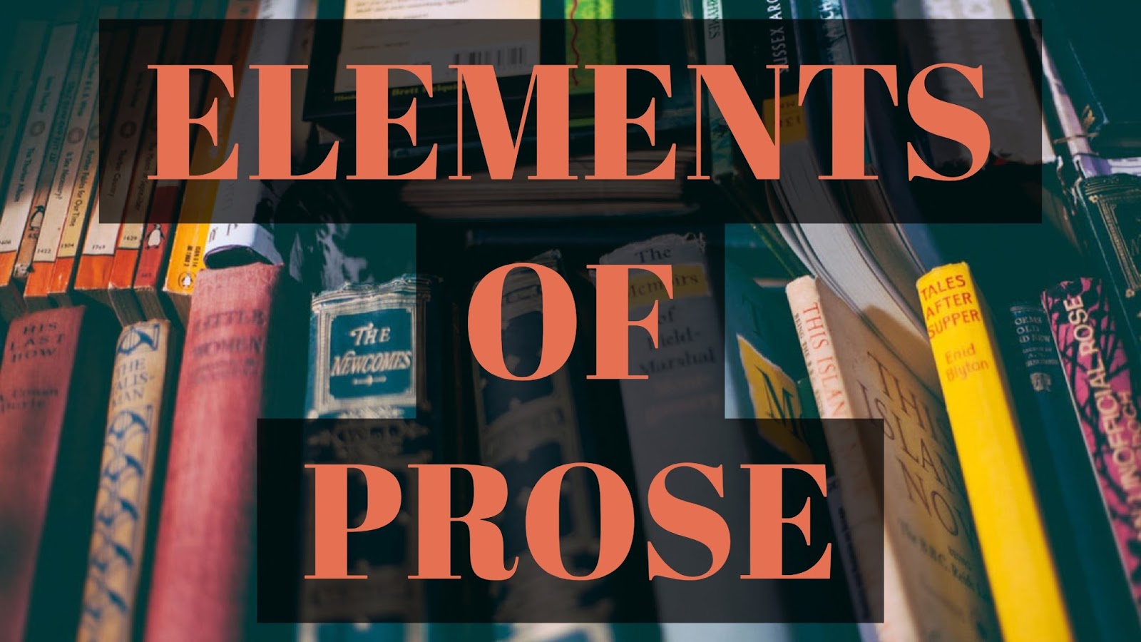 Get Styled: THE ELEMENTS OF PROSE