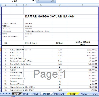 CONTOH DESAIN GAMBAR DAN RAB RUMAH DINAS: CONTOH RAB RUMAH DINAS ...