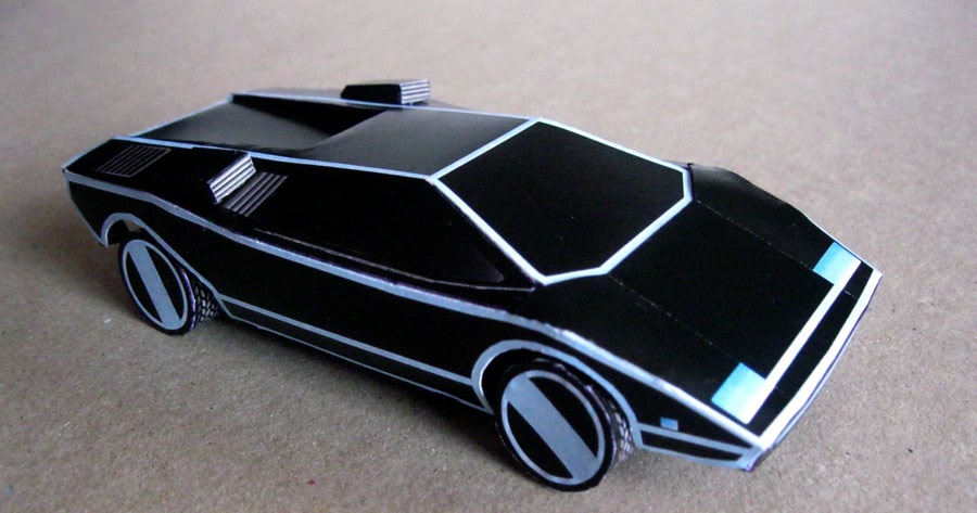 Cursor - el Lamborghini de Automan ~ Los modelos y artesanías de Rubén M.