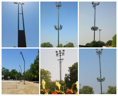 Ladder type High Mast Street Light Pole - by Ahmedabad Project Guide ...