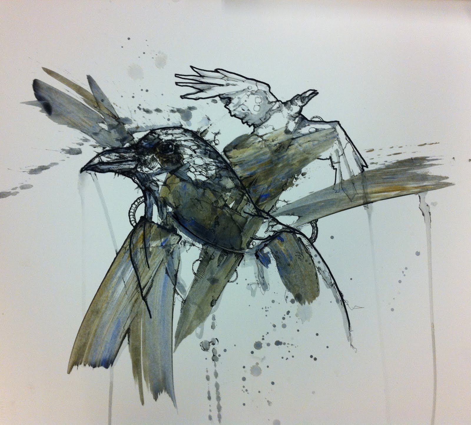 This and That - News and Updates From Artist Jon Shaw: Crows!