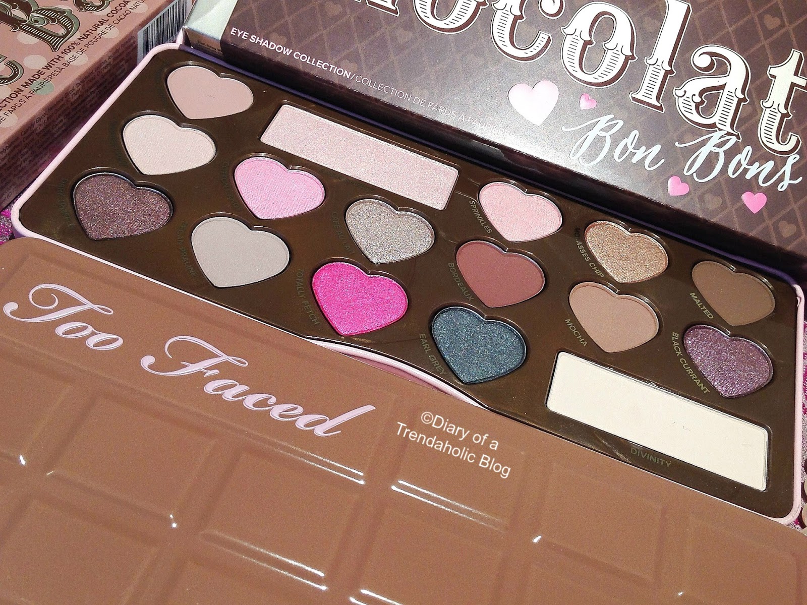 Diary of a Trendaholic : Too Faced Chocolate Bon Bon Eye Shadow Palette ...