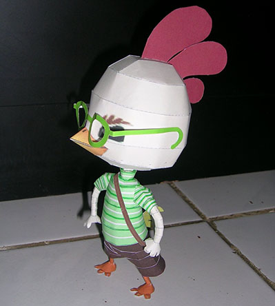 Chicken Little Papercraft | Paperized Crafts