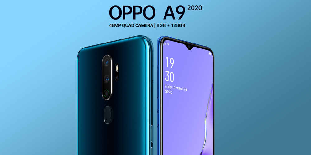 OPPO A9 2020, Dipersenjatai 48MP Ultra Wide Quad Camera dan Baterai ...