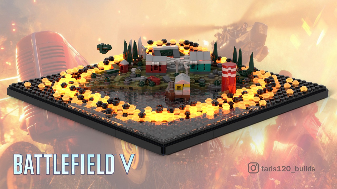 Fã recria mapas da franquia Battlefield em Lego