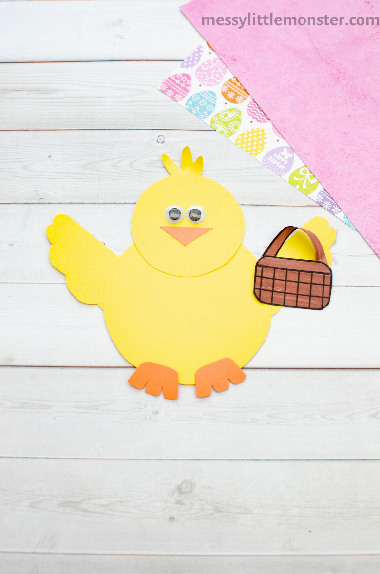 Mix and Match Paper Chick Craft (with template) - Messy Little Monster