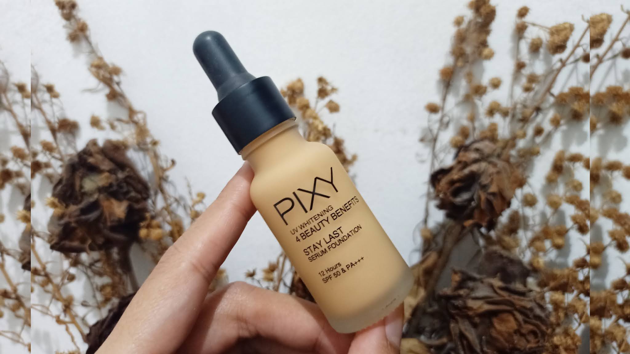 Review PIXY Stay Last Serum Foundation - Fun Beauty Traveler