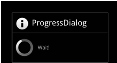 Progress Dialog Box and Progress Bar?