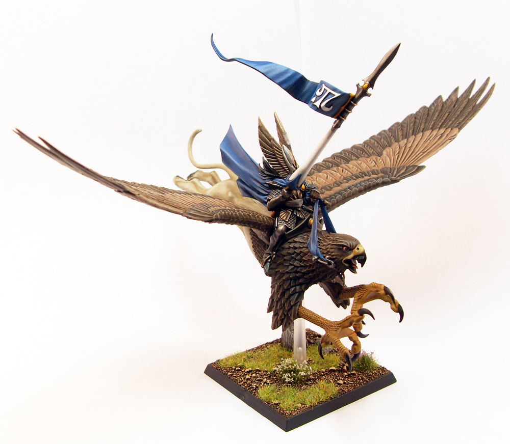 I Mostly Paint At Night...Mostly.: Elf Lord and His Pal Griffon