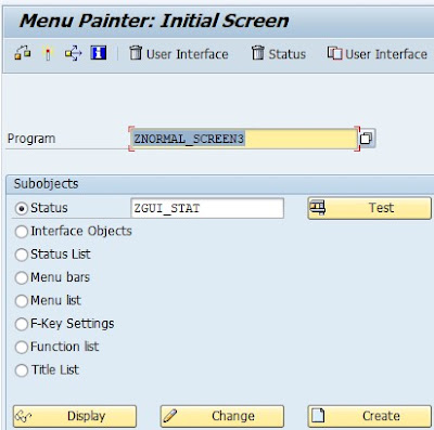 GUI Status & GUI Title - Dialog Program- SAP ABAP