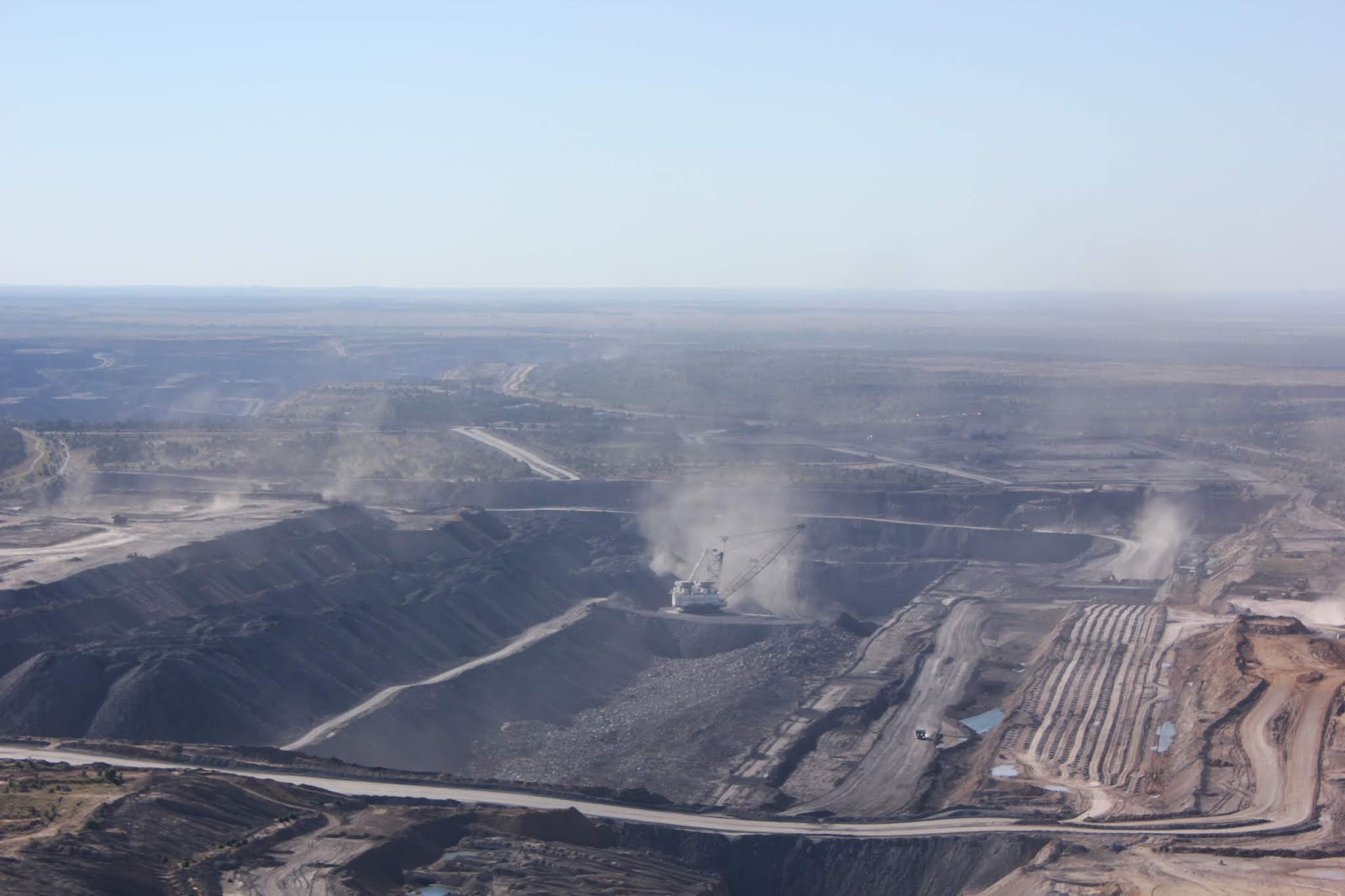 Flight to Adani Carmichael mine site