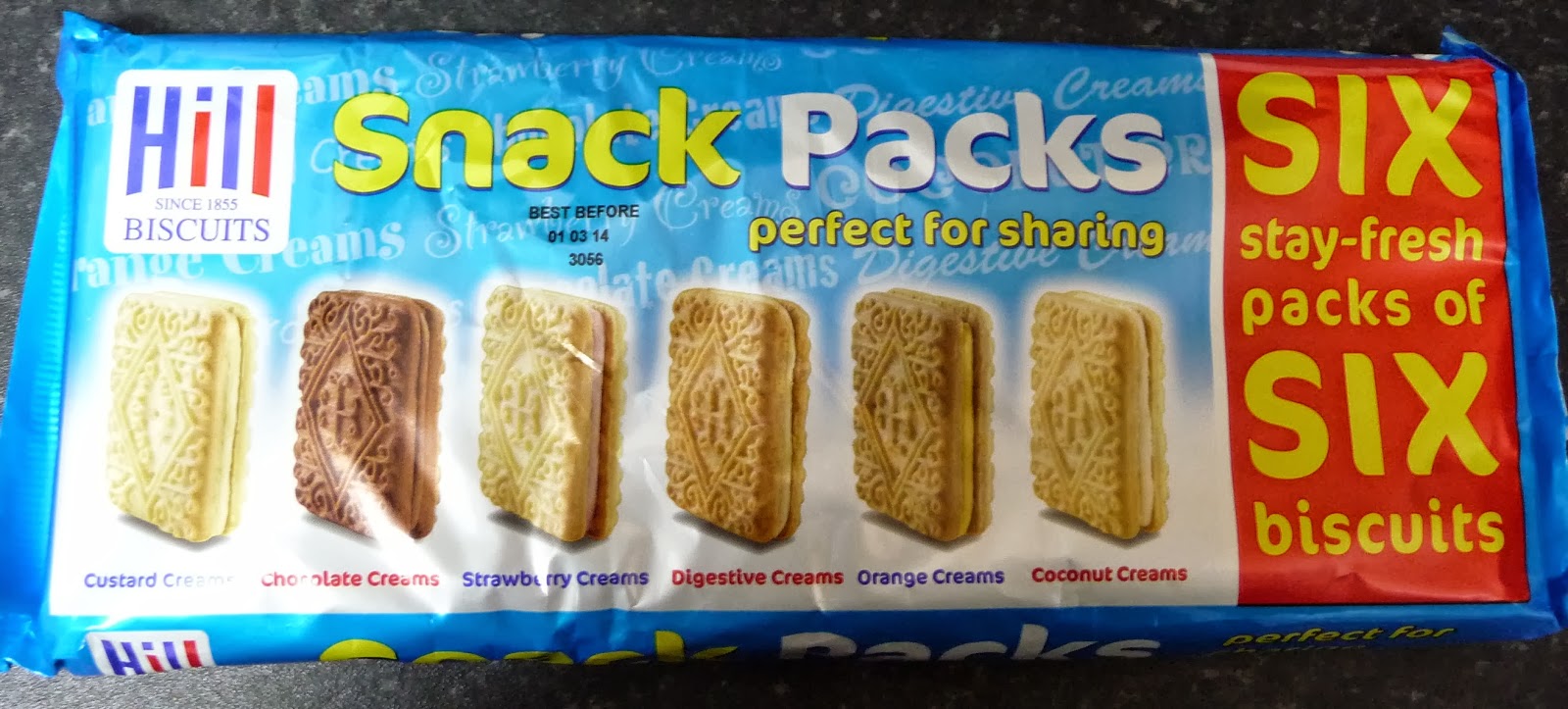 Something to look forward to: Hill Biscuits Snack Packs: Coconut creams