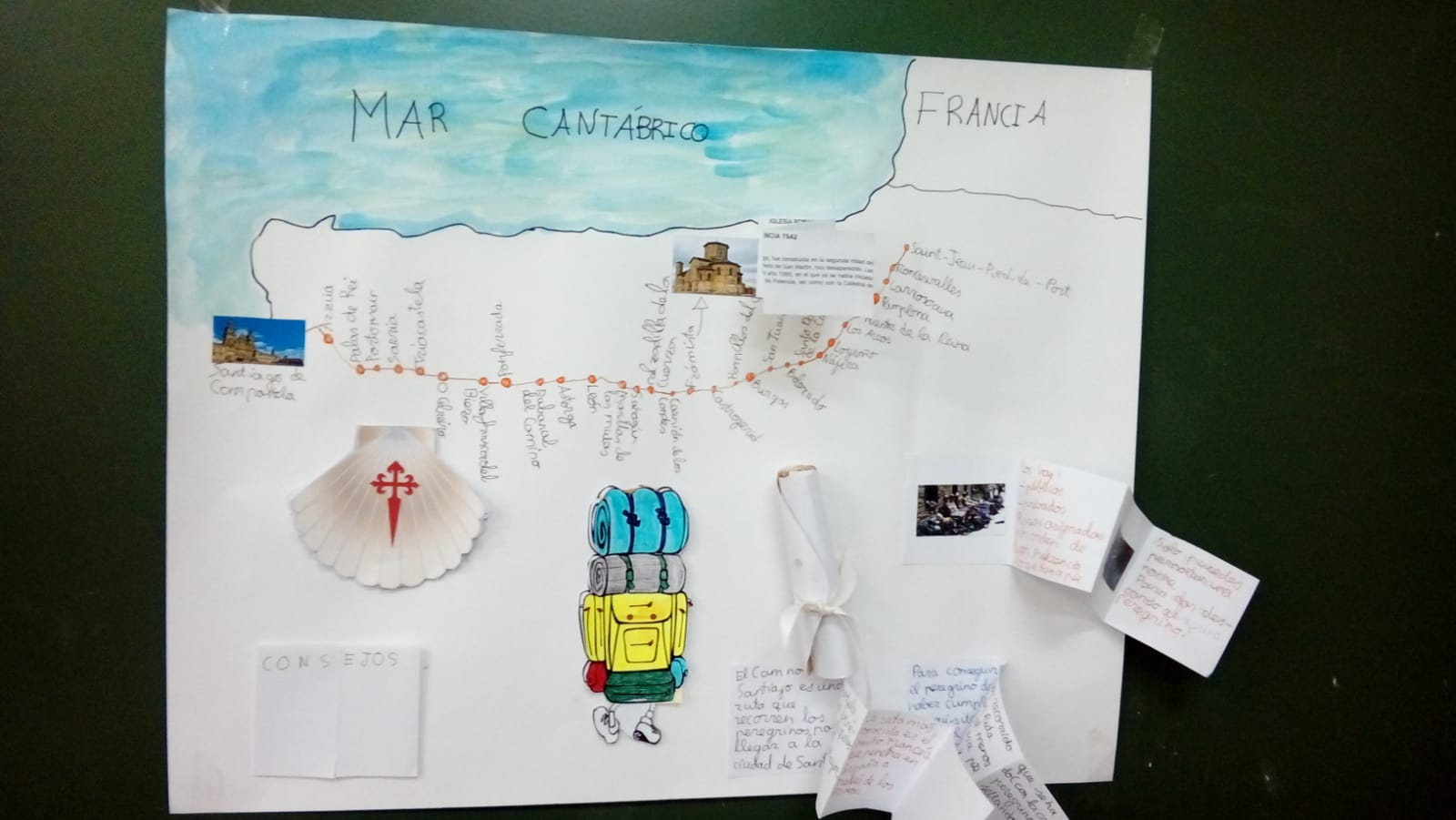 COLEGIO SAN PEDRO BAUTISTA. LA FERIA: EL CAMINO DE SANTIAGO, 5º DE E.P.