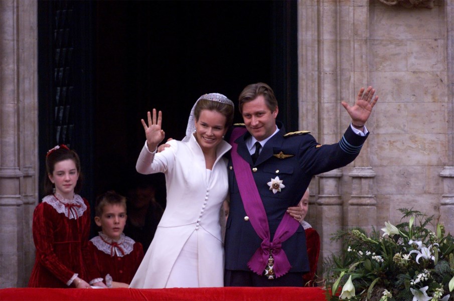 Queen Mathilde: Wedding Day: Civil Ceremony