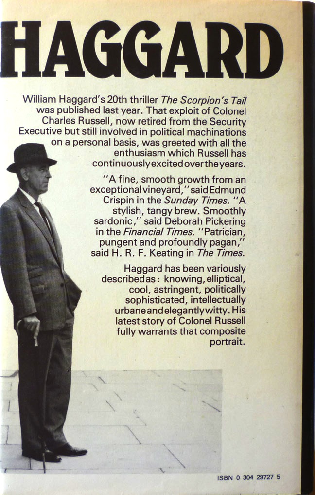 Existential Ennui: A William Haggard / Colonel Charles Russell Spy ...