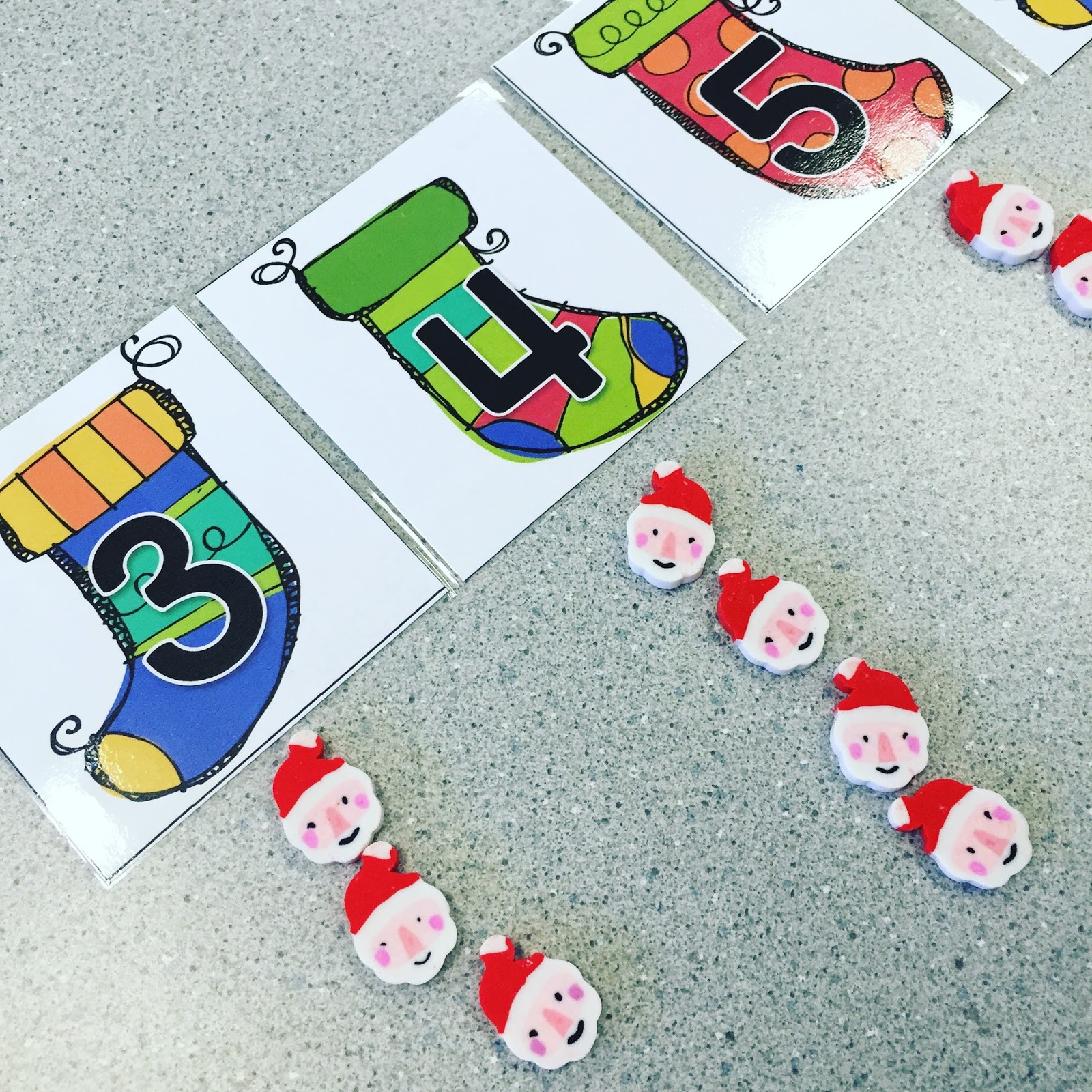 December Counting Ideas for Kindergarten - Apples & ABC's