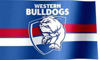 Western Bulldogs Flag (GIF) - All Waving Flags