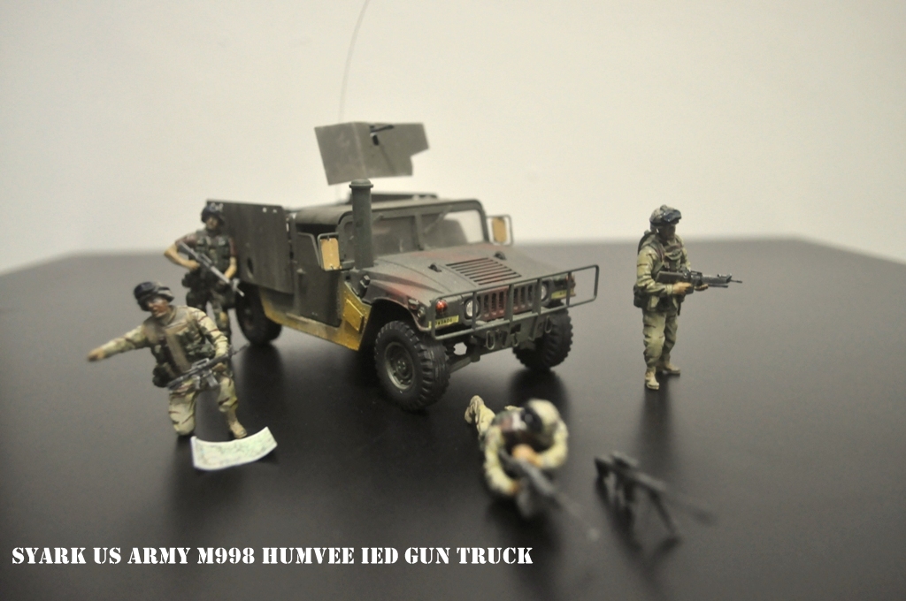 Ghost: Syark Defence Force (SDF) - 1/35 Academy US Army M998 Humvee IED ...