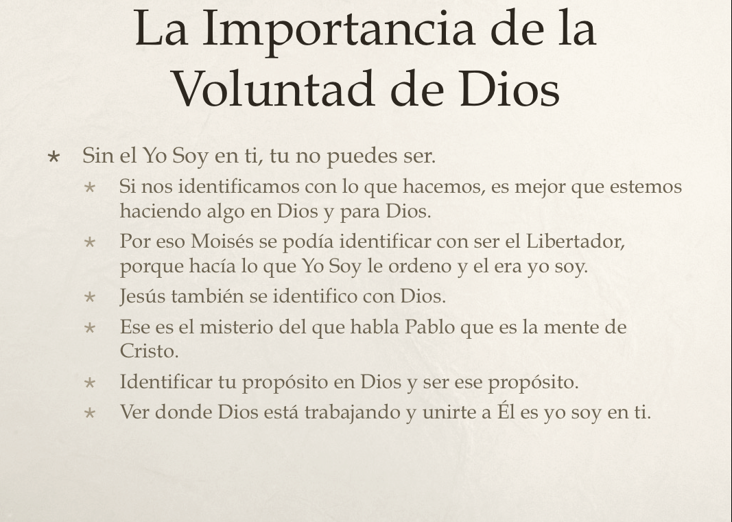 Filacnation Group: La importancia de la voluntad de Dios.