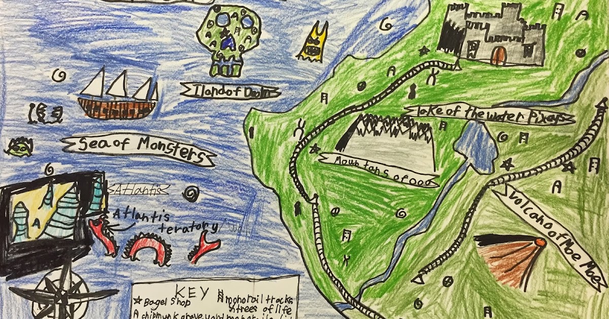 small batch art: 3rd Grade Map Making Project