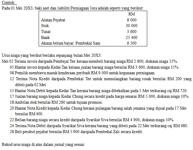 aay TUITION : F4 akaun (19/5/2020) C4 buku catatan pertama - pg 14-15