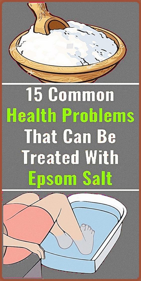 15 Health Problems That Epsom Salt Takes Care Of - wellness magazine